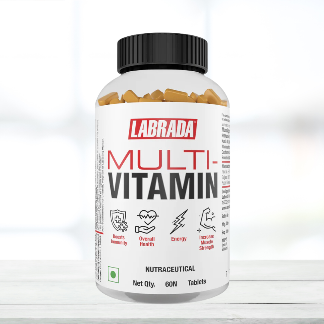 Labrada Multivitamin Tablets – 60 Tabs | Daily Essential Vitamins & Mi – The Muscle Kart
