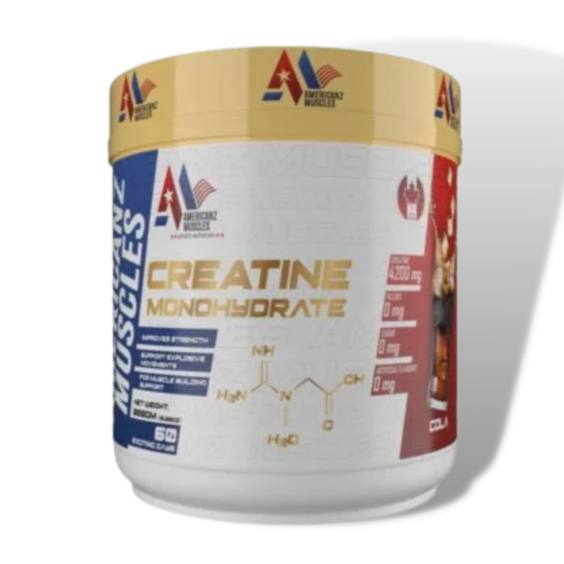 Americanz Muscles Creatine Monohydrate 60 Serving Cola Flavor – The ...