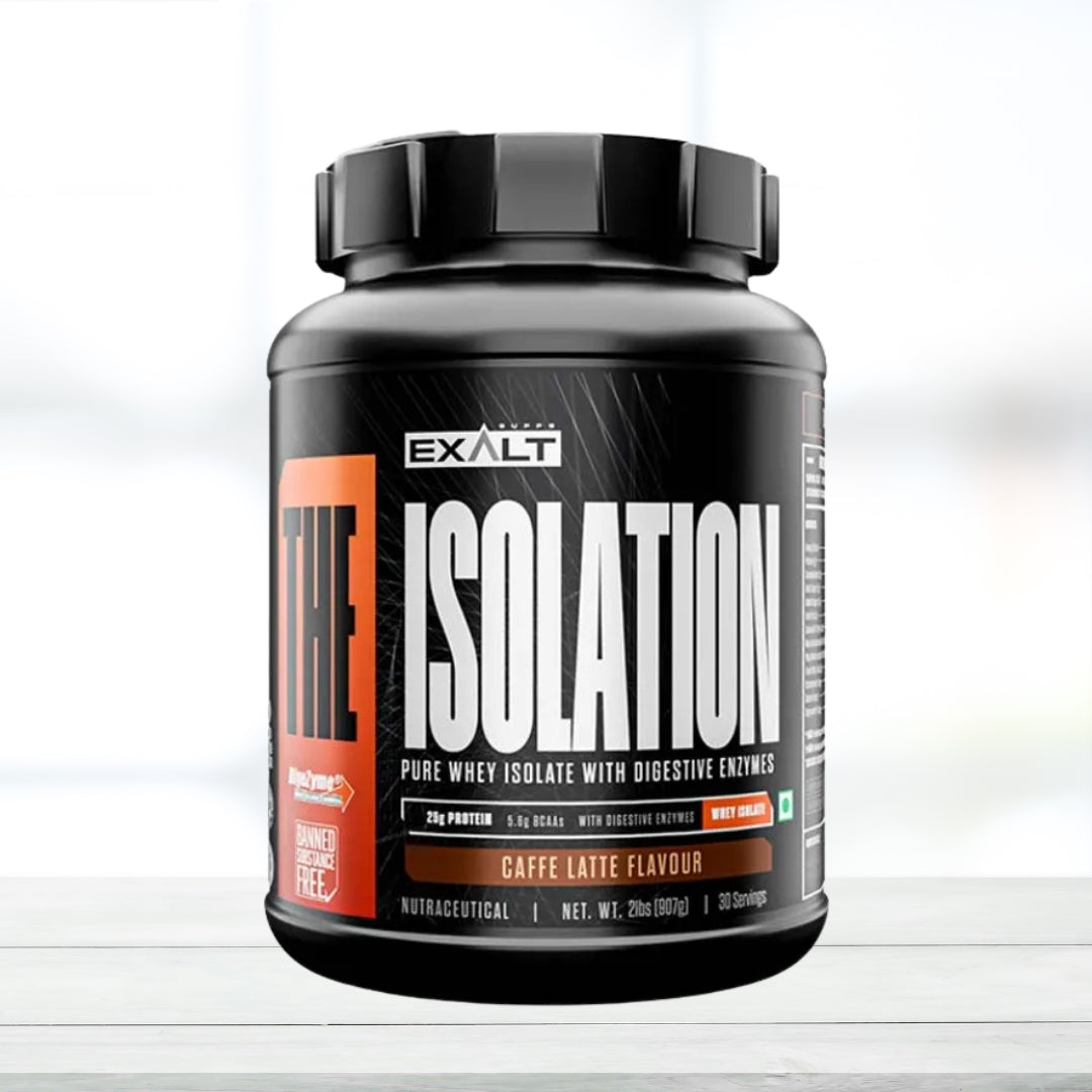 Exalt Supps The Isolation Pure Whey Protein Isolate Powder 2lbs | Caff ...
