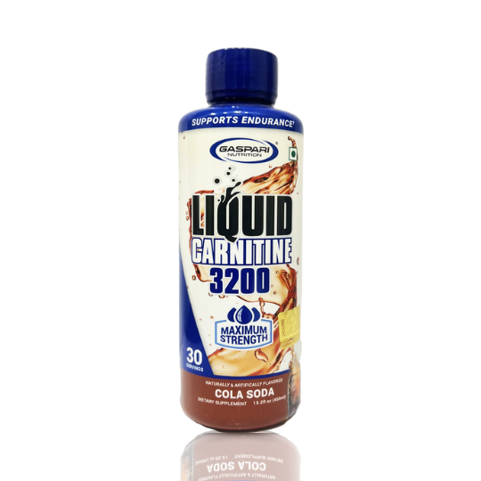 Gaspari Nutrition Liquid Carnitine 3200mg 30 serving Cola Soda Flavor