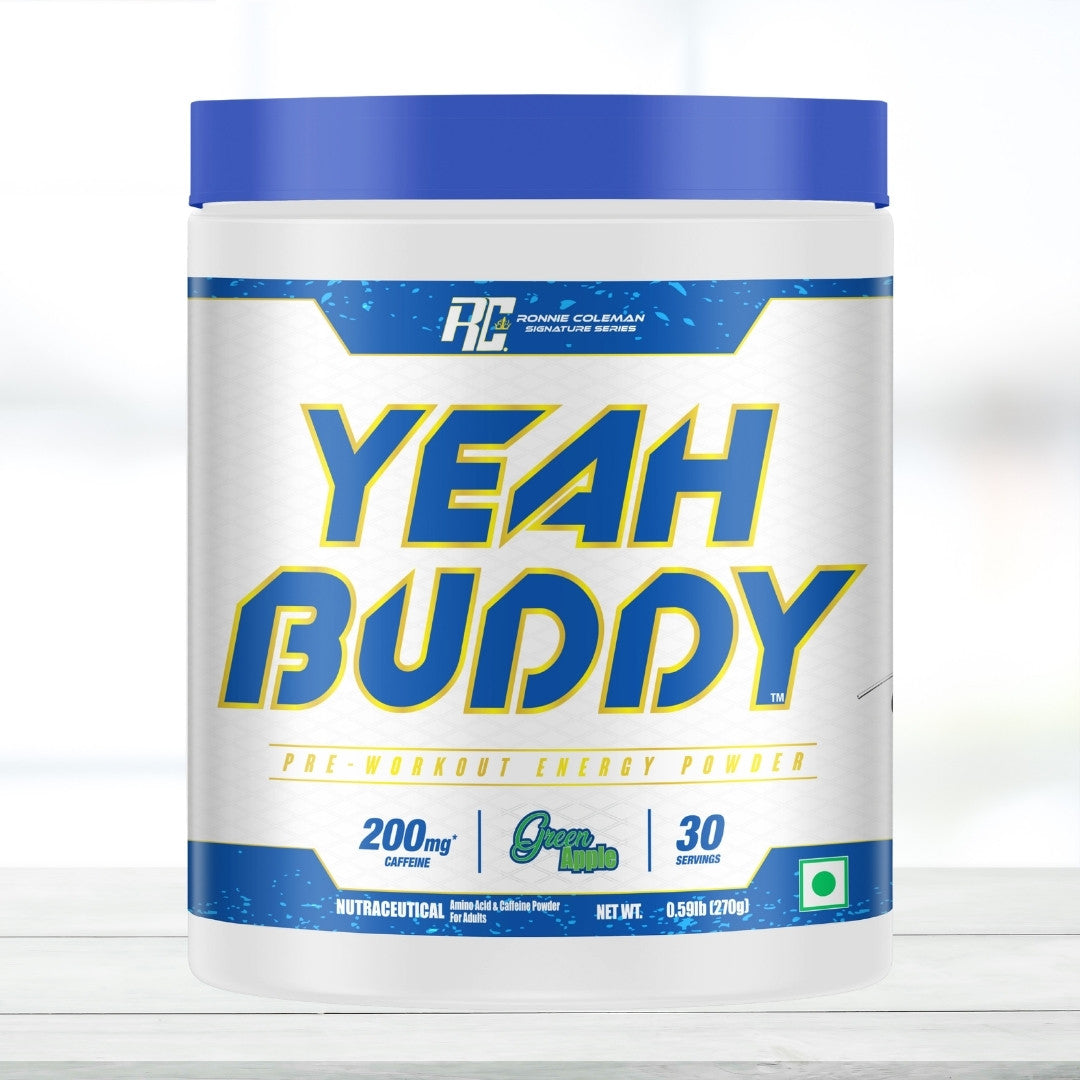 Ronnie Coleman Signature Series Yeah Buddy Pre-Workout 270g – Green Ap ...