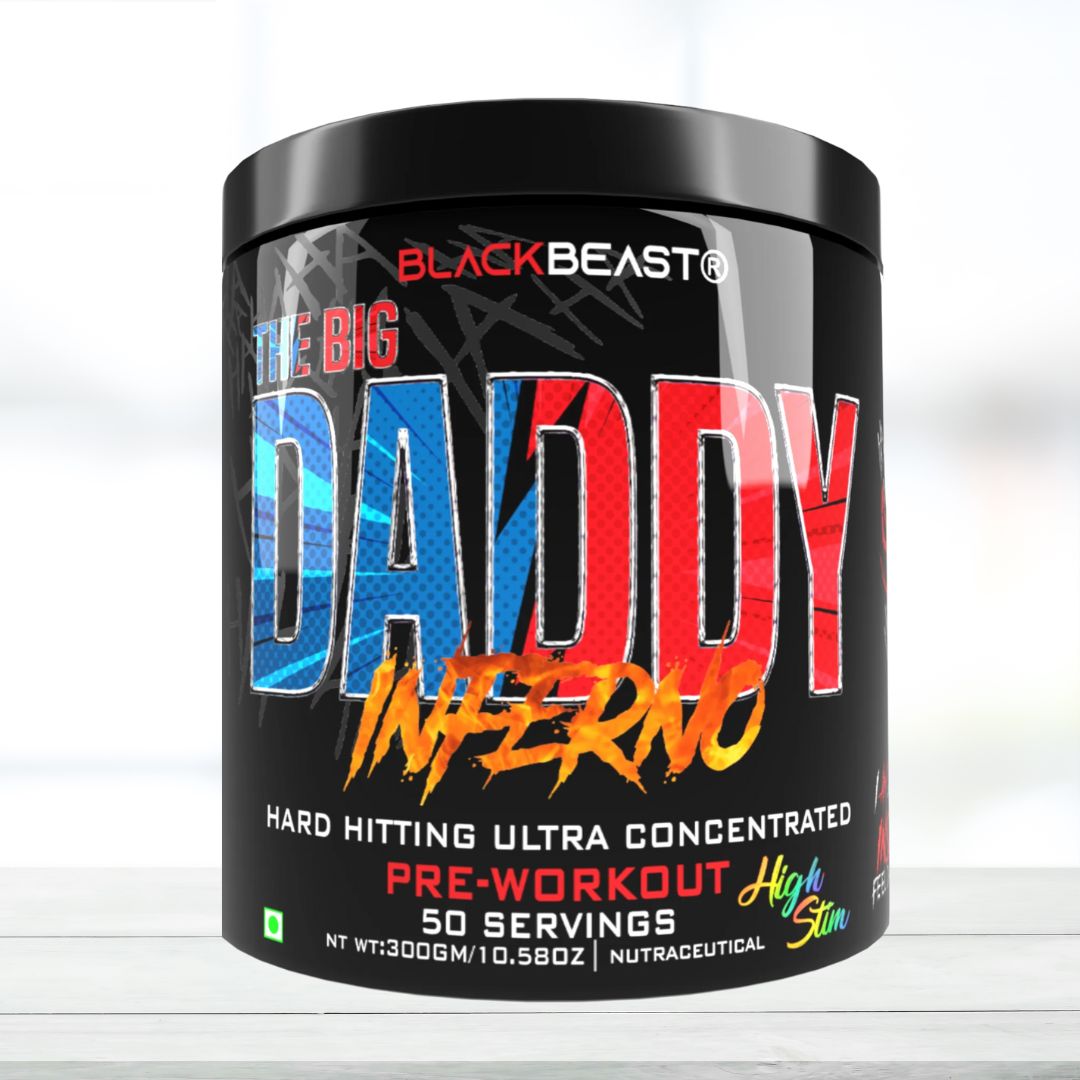 THE BIG DADDY INFERNO Pre-Workout by Black Beast – Rocket Pop Flavor ...